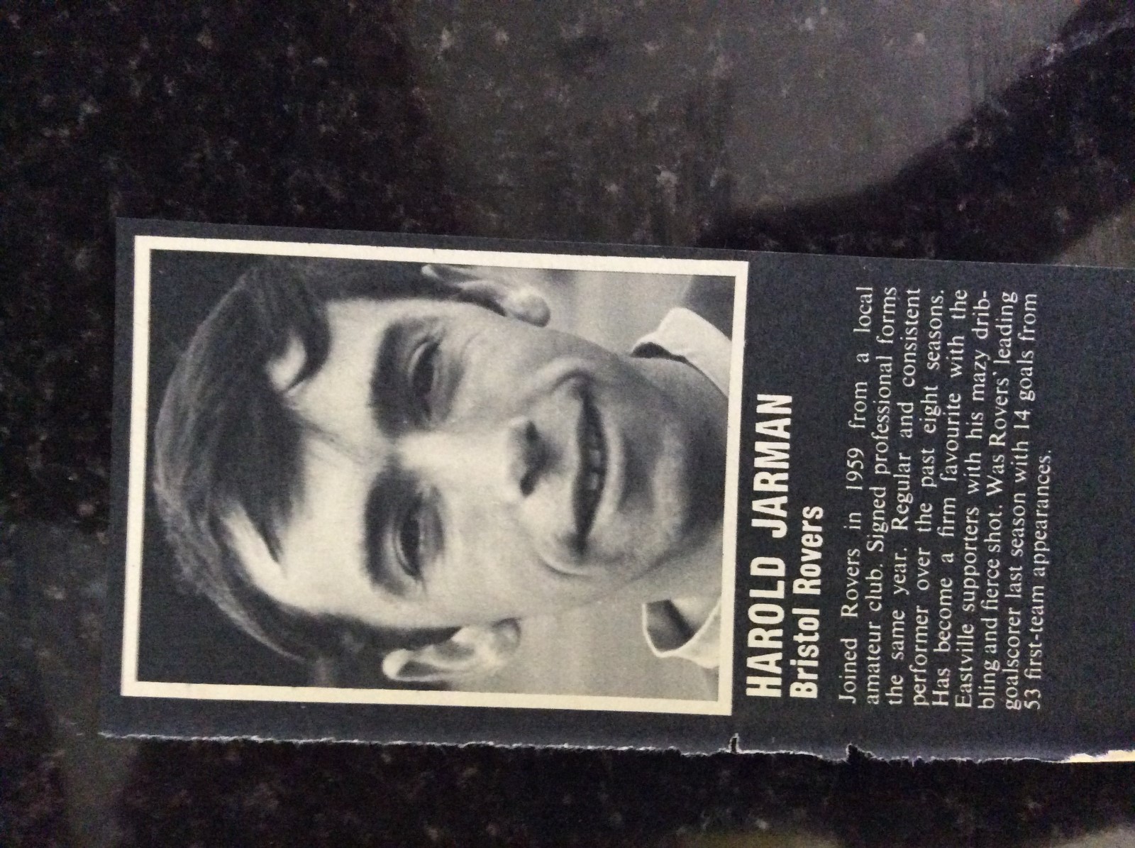 ca1 ephemera 1970 football picture harold jarman bristol rovers | eBay