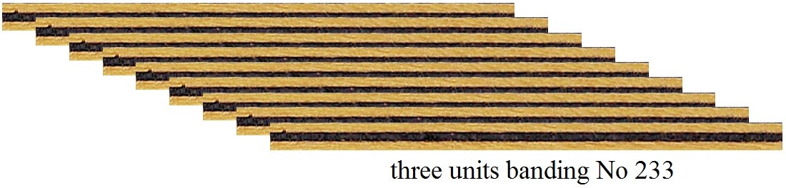 3mm wide wood Inlay Banding, Finishing Inlay Strip, Wood Veneer Borders ...