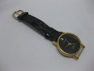 Encino Watch Diamond Quartz Women's Ladies - Works - MISSING HALF BAND ...