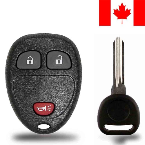 1x New Replacement Keyless Entry Remote Key Fob For Cadillac Chevrolet ...