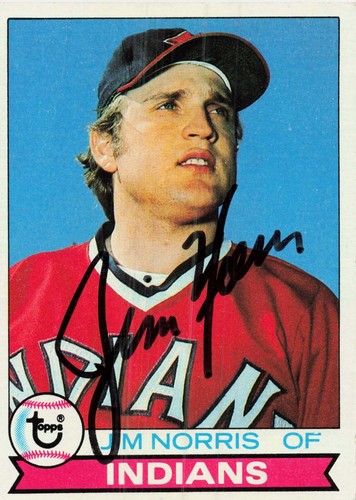 Cleveland Indians Signed Auto Baseball Card Jim Norris | eBay