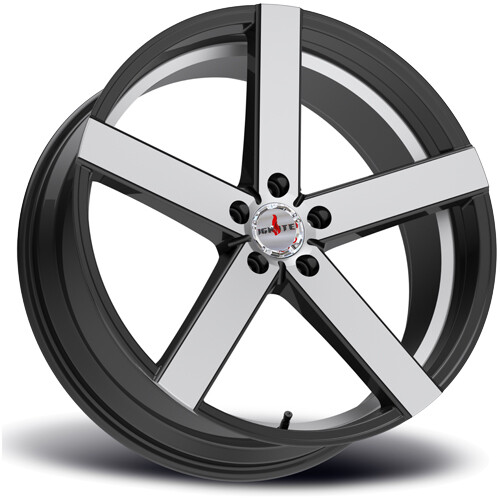 (Set-4) Ignite G01 Spark 22x8.5 5x112 +35mm Black/Machined Wheels Rims 22" Inch | eBay