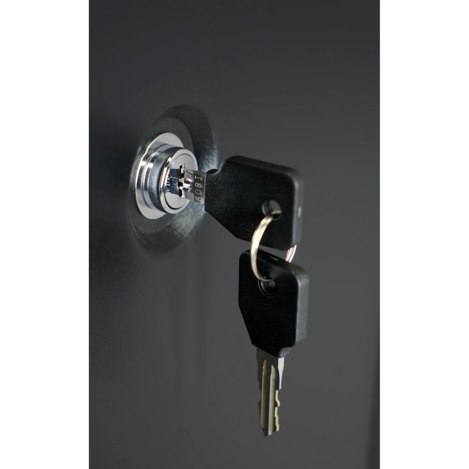 14 Gun Security Cabinet Stack Rifle Safe Storage Locker Shotgun Lock ...