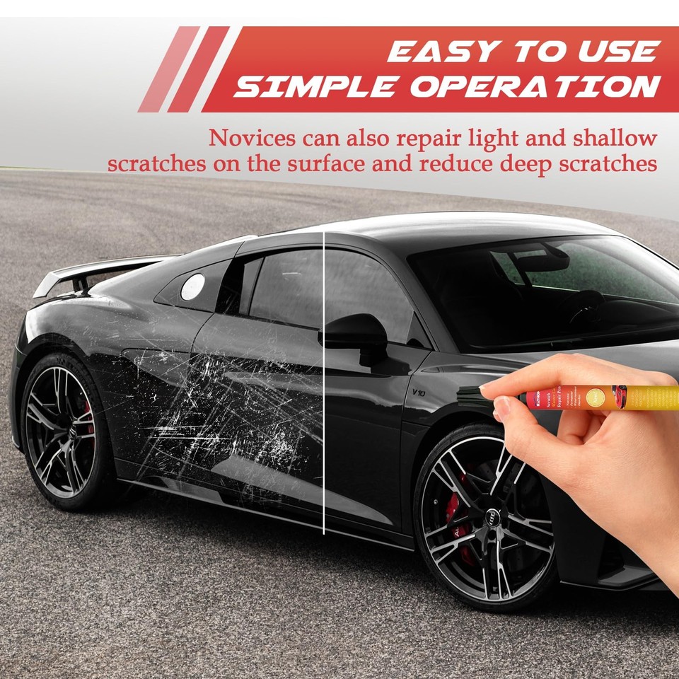 3pc Magic Car Scratch Removal Pen & Weatherproof Touch Up Paint Pen Car ...