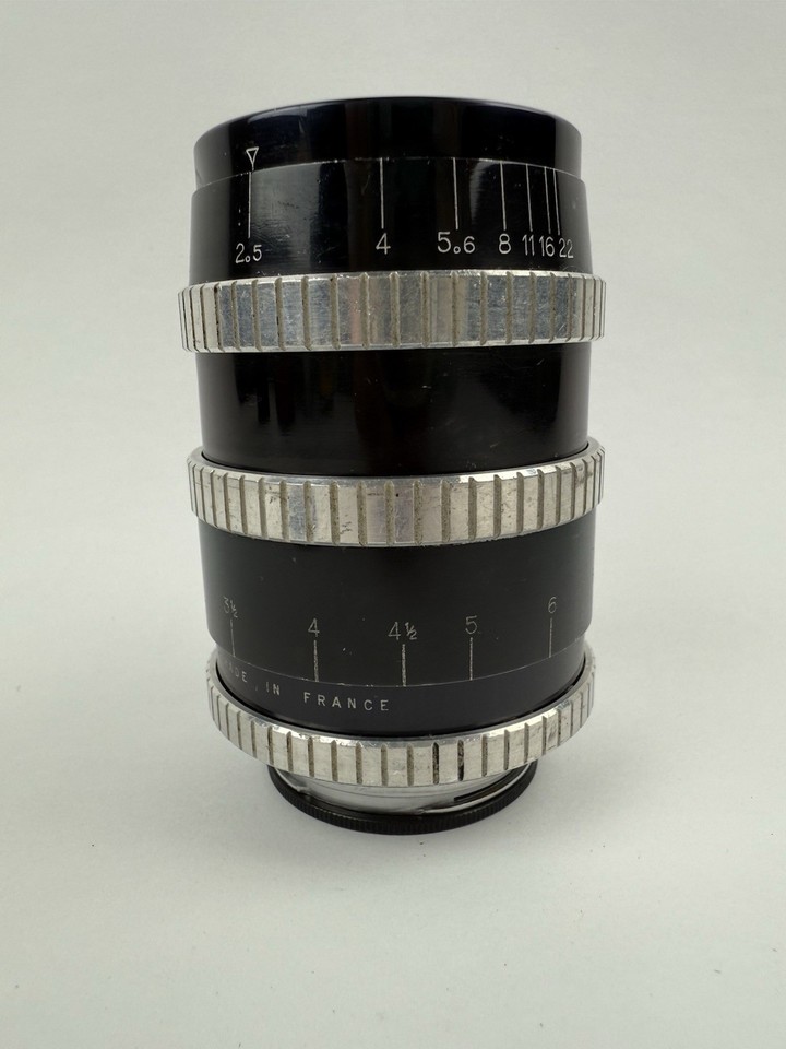 P. Angenieux Paris 90mm 1:2.5 Black Exakta Mount Lens Type Y12 #372730 ...