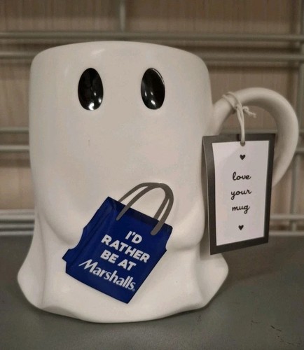 I’d Rather Be at Marshalls Ghost Mug NWT Brand NEW Halloween Ghost Mug ...