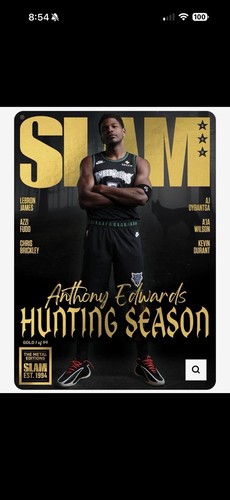 GOLD METAL: SLAM 259 - ANTHONY EDWARDS MAGAZINE (#D/94) | eBay