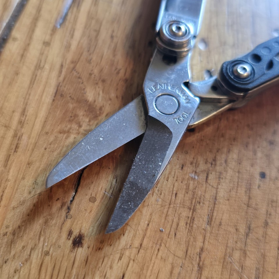 LEATHERMAN STYLE CS MINI SCISSORS MULTI TOOL KNIFE & BOTTLE OPENER ...