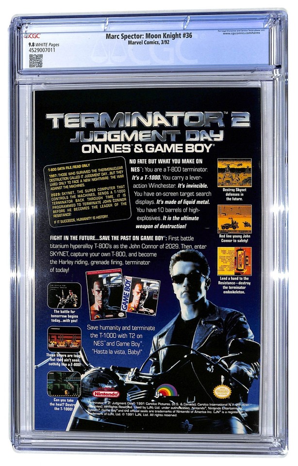 Marc Spector: Moon Knight #36 CGC 9.8 Ron Garney & Tom Palmer Cover (AT ...