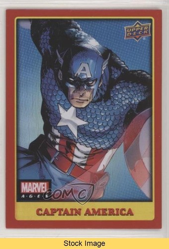 2020 Upper Deck Marvel Ages Premium Parallel Captain America #298 READ ...