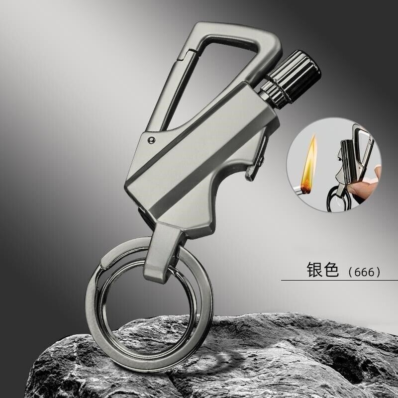 Permanent Match Infinity Lighter with Multitool Keychain Bottle Opener ...