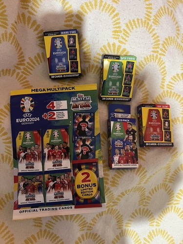 EURO 2024 Match Attax Topps Trading Cards START STRONGLY BUNDLE. Post ...