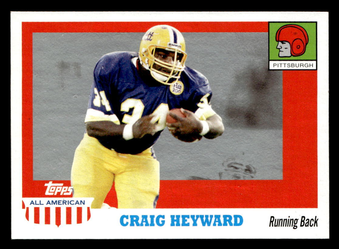Craig Heyward 2005 Topps All American Card #70 Pittsburgh Panthers | eBay