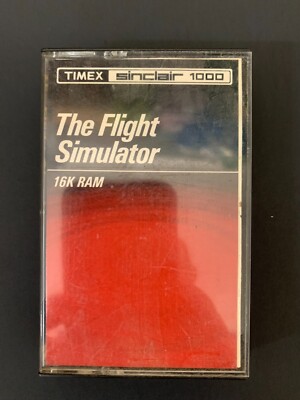 Vintage Timex Sinclair 1000 Flight Simulator Game Cassette with ...