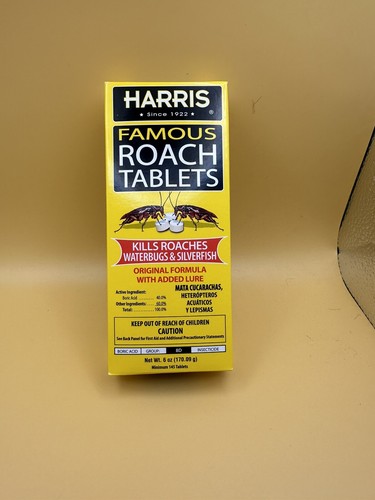 Harris Roach Tablets, Boric Acid Roach and Insects Killer with Lure ...
