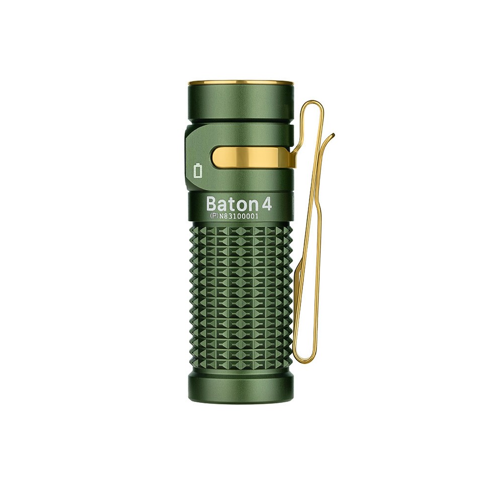 Olight Baton 4 Kit Premium Edition Rechargeable Flashlight with ...