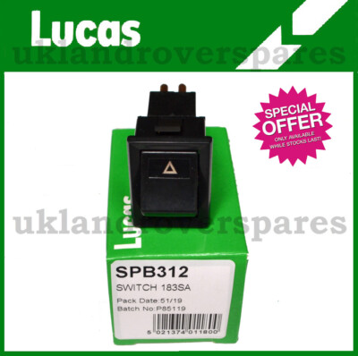 LAND ROVER DEFENDER 90 / 110 / 130 HAZARD WARNING LAMP SWITCH ...