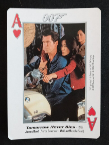 2002 James Bond 007 Movie Playing Card Films 11-19 Ace Hearts | eBay
