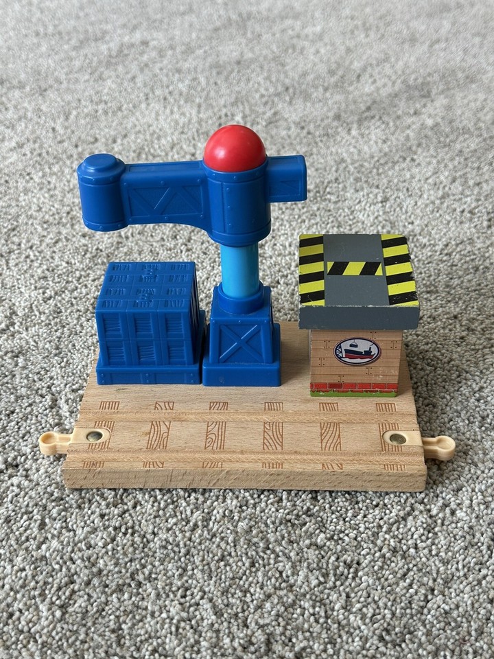Cargo Drop Station - Thomas & Friends Wooden Railway Engine Tank Rare ...