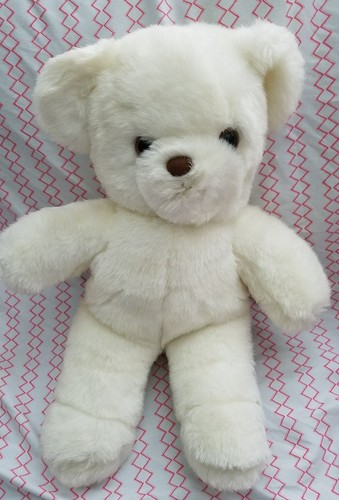 The Summit Collection 1989 VTG White Plush Teddy Bear 15" | eBay