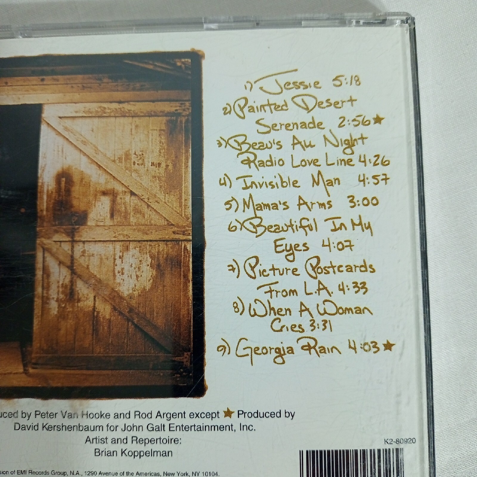 Joshua Kadison Painted Desert Serenade CD [Ft: Beautiful In My Eyes ...