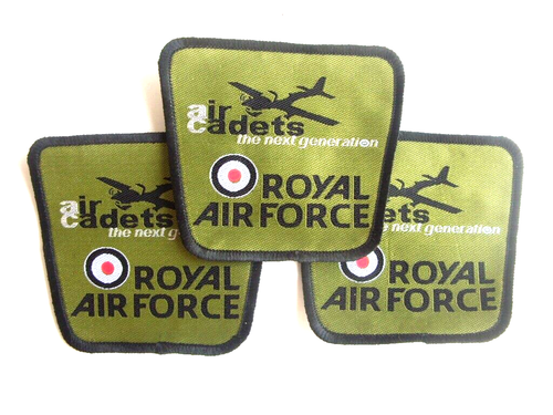 3-off TRF BADGES RAF AIR CADETS - AIR TRAINING CORPS - SEW ON PATCHES ...