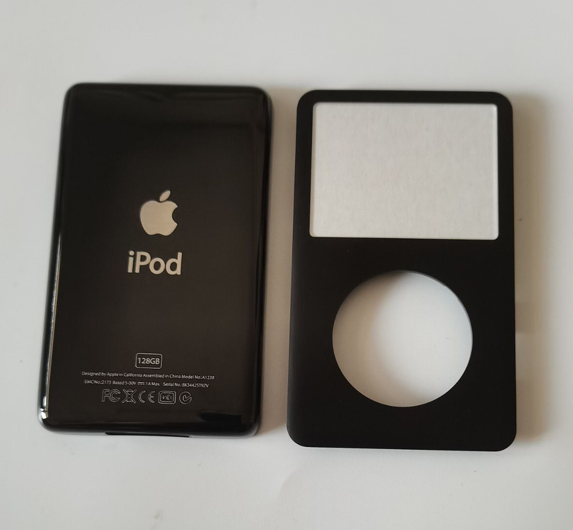 "NEW" Silver iPod Classic 80/120/160GB Back Cover + Front Case ...