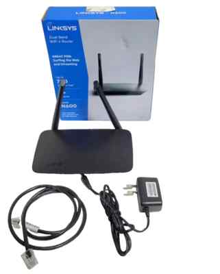 Linksys Model: E2500-4B Dual-Band WiFi 4 Router Speed N600 NEW | eBay