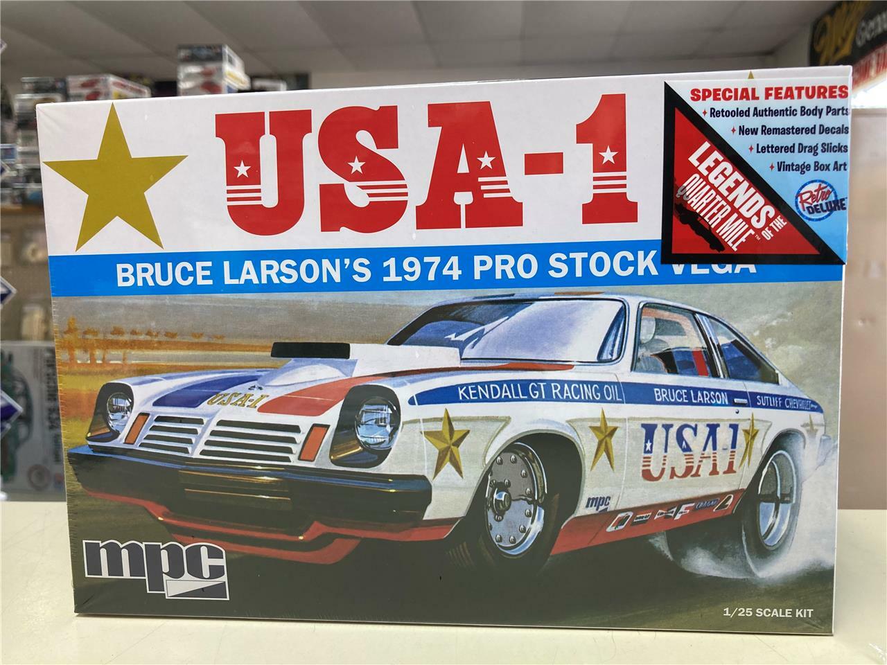 MPC 828 USA-1 Bruce Larson's 1974 Pro Stock Vega model kit | eBay