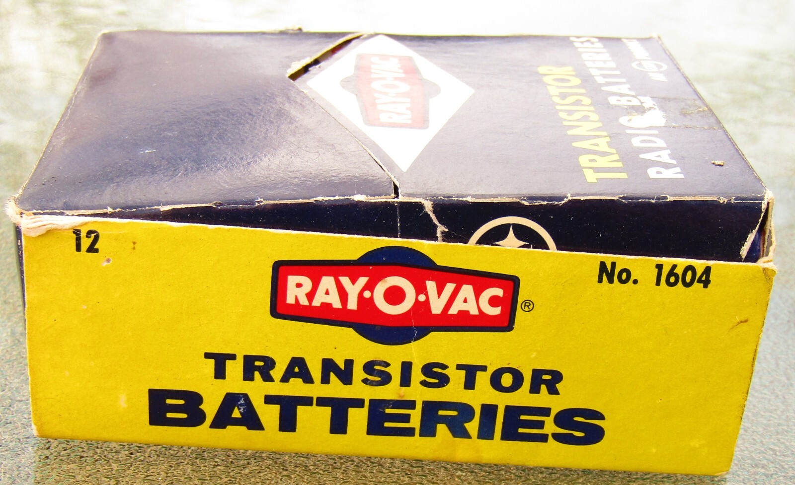 (12) Vintage 1960s RAY-O-VAC #1604 9 Volt Transistor Radio Batteries In ...