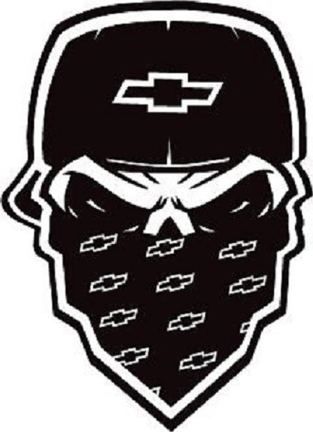 Chevy Silverado Skull Truck and Car Decal/Sticker | eBay