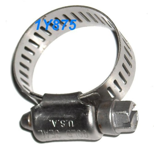 25 EA 4730-00-877-6298 MIL-SPEC HOSE CLAMPS TYPE F #10 MURRAY GS10-RSS ...
