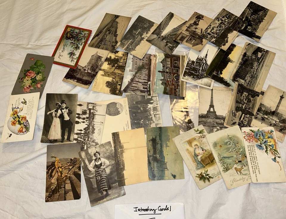 Postcard Lot Unsorted Collection 550+ Good To Very Good Condition Used ...