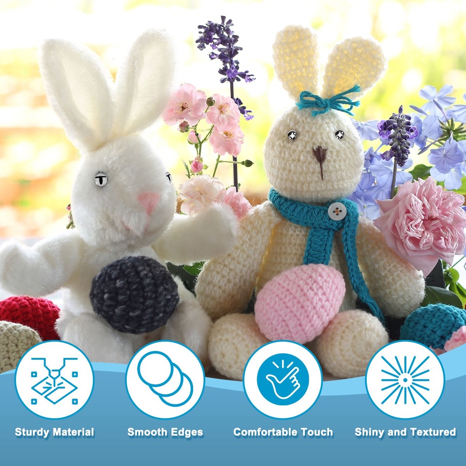 100Pcs 20 mm Glass Cabochon Eyes, Blue/Black/White/Yellow/Red (217#) | eBay