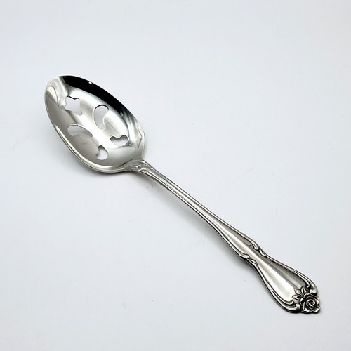 Oneida Arbor Rose True Rose 1881 Rogers Stainless 8 3/8" Pierced ...