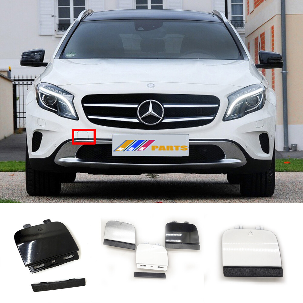 2in1 12-16 Mercedes GLA X156 45 AMG 200 220 250 FRONT TOW COVER CAP# ...
