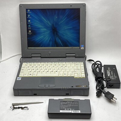 General Dynamics Itronix GoBook 12” IX250 Military Spec Laptop Windows ...