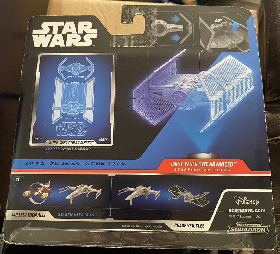 Jazwares Star Wars: Micro Galaxy Squadron Replica Ship: Advanced Tie ...