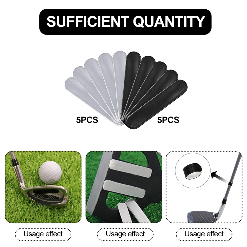 10pcs Golf Tape Hook Malleable Sports Accessories 2 Putter Clamps Self ...