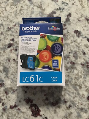BROTHER LC61C CYAN INK CARTRIDGE GENUINE BROTHER NEW IN ORIGINAL BOX | eBay