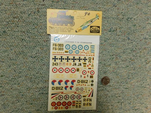 Esci Polly S decals 1/72 Lockheed F-104G Starfighter variants Lot 2 ...