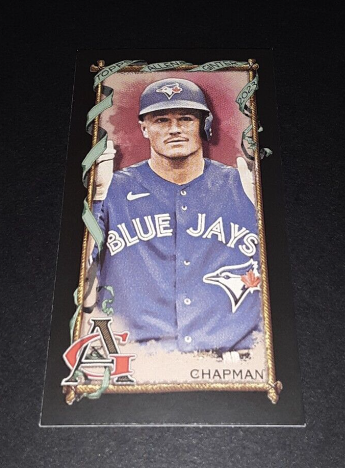 2023 Allen & Ginter Mini Black Border Toronto Blue Jays Matt Chapman ...