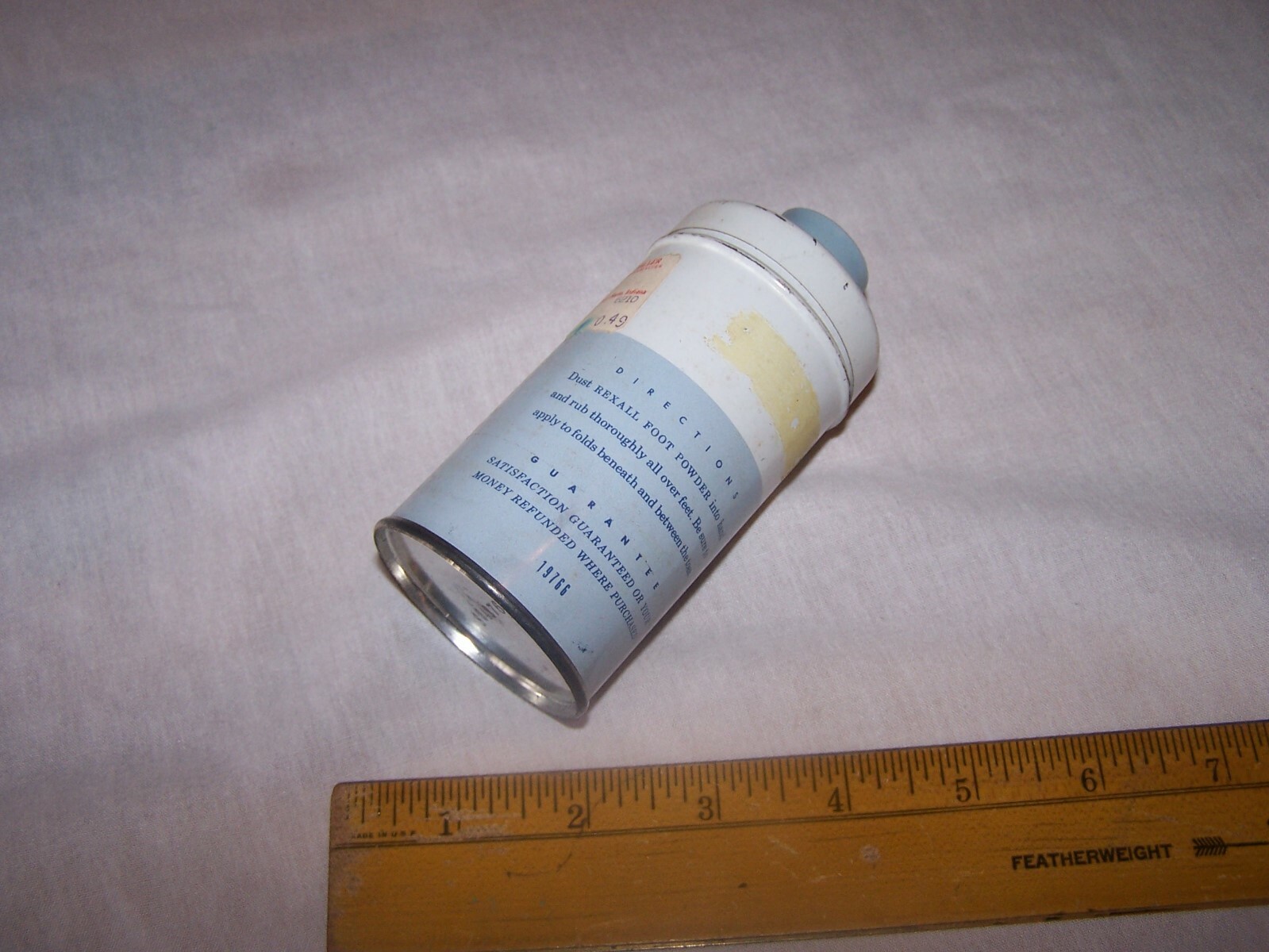 Vintage REXALL DRUG COMPANY Foot Powder Tin - Store | eBay