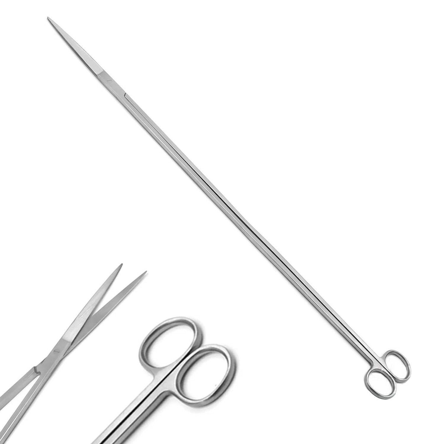 Fish Aquarium Cleaning Plant Scissors Straight 18" Sharp/Sharp, Long ...