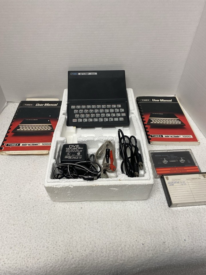 VINTAGE RARE TIMEX SINCLAIR 1000 Personal Computer with 16K RAM Module ...