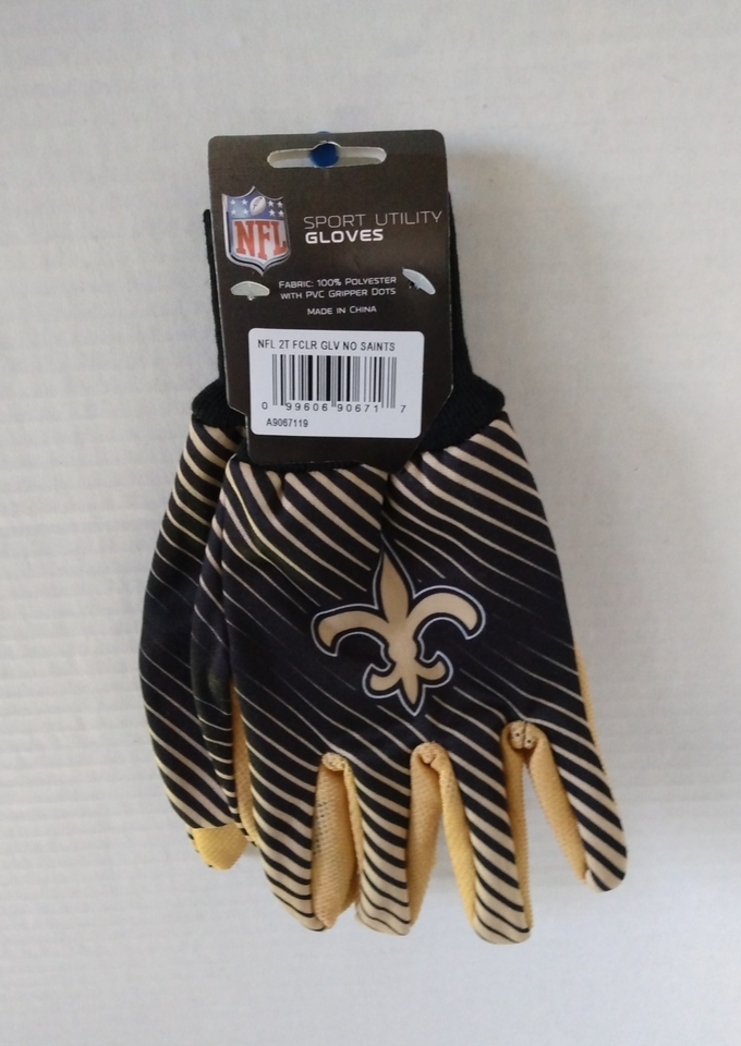 "CLOSEOUT SALE" NFL Team Logo Sport Utility Gloves Adult Size Stocking ...