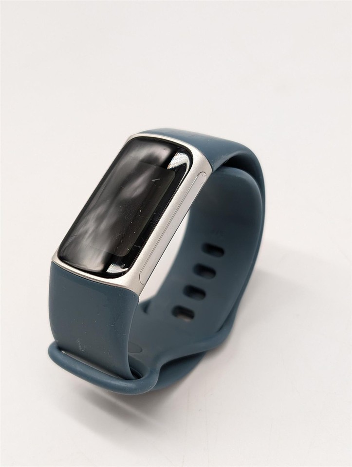 Fitbit Charge 5 Advanced Fitness Tracker Steel Blue GPS ECG EDA SpO2 ...