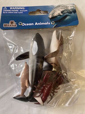 Wenno 5 Piece Ocean Animal Set-3 + Years | eBay