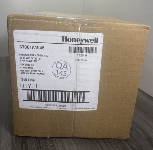 New Honeywell C7061 C7061A-1046 Purple Peeper UV Flame Detector 120VAC ...