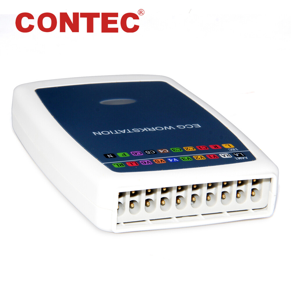 CONTEC PC Based 12-Lead Resting ECG workstation EKG Recorder Bluetooth ...